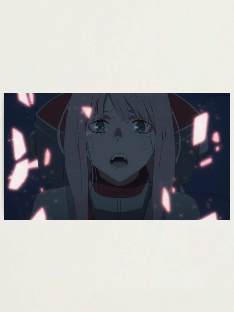 "Zero Two Crying" Photographic Print by FishyFrank | Redbubble
