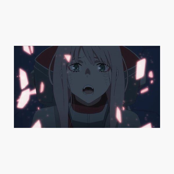"Zero Two Crying" Photographic Print by FishyFrank | Redbubble
