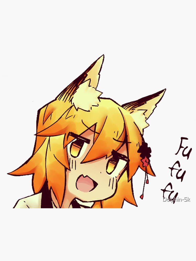 "Senko-san Fu Fu Design" Sticker by Dolphin-5k | Redbubble