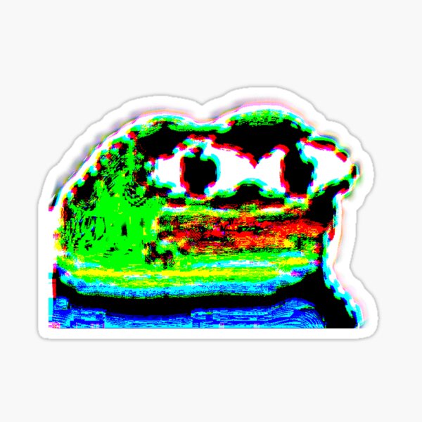 "Eye Sore Pepe Meme" Sticker by BoomerUSA | Redbubble