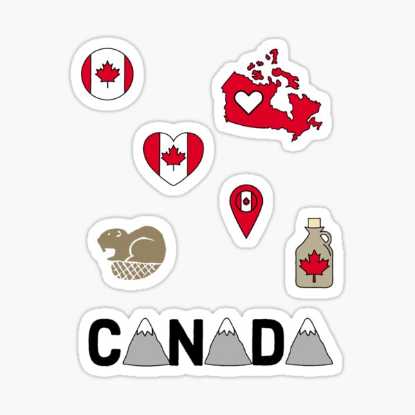 "Canada Sticker Pack" Sticker by tristahx | Redbubble