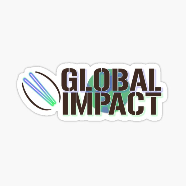 "Global Impact Logo" Sticker for Sale by impact-gaming | Redbubble