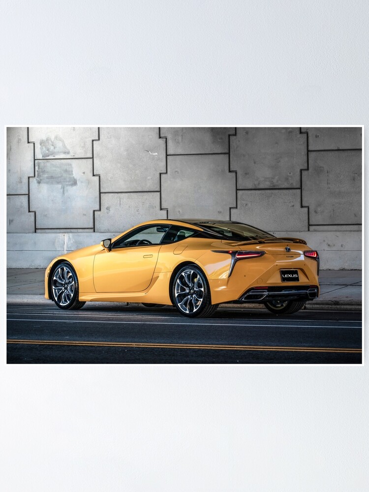 "Lexus LC500 " Poster by flowgraphix | Redbubble