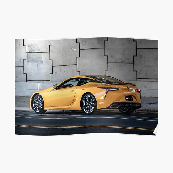 "Lexus LC500 " Poster by flowgraphix | Redbubble