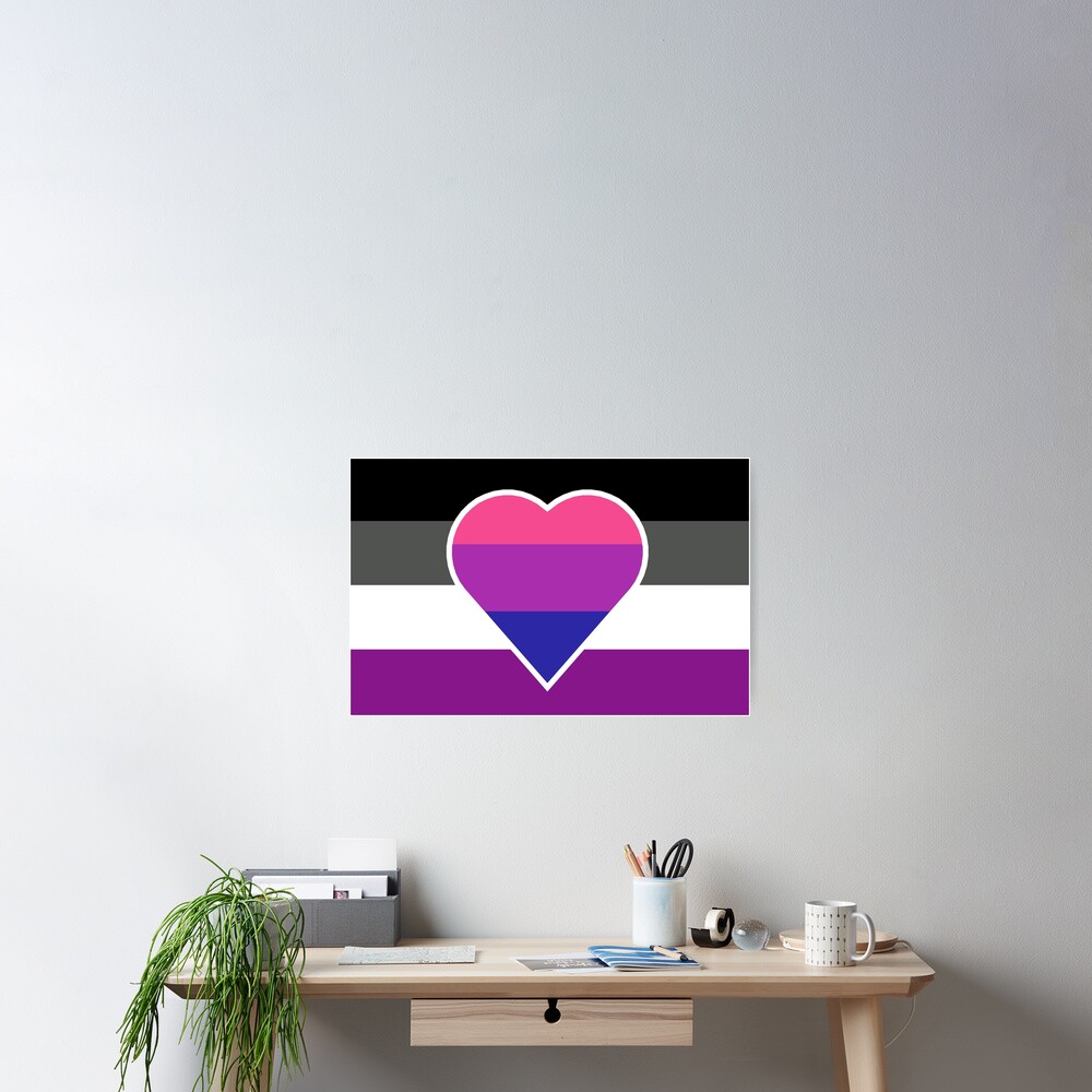 "Biromantic Asexual Flag" Poster by DisneyFanatic23 | Redbubble
