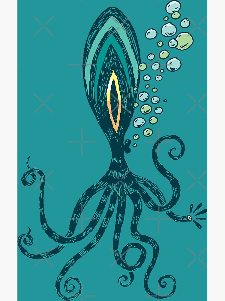 "Japanese octopus Kiss" Poster by duxpavlic | Redbubble