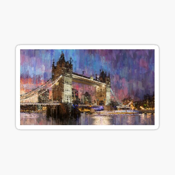 "London, Tower Bridge" Sticker for Sale by ErianAndre | Redbubble