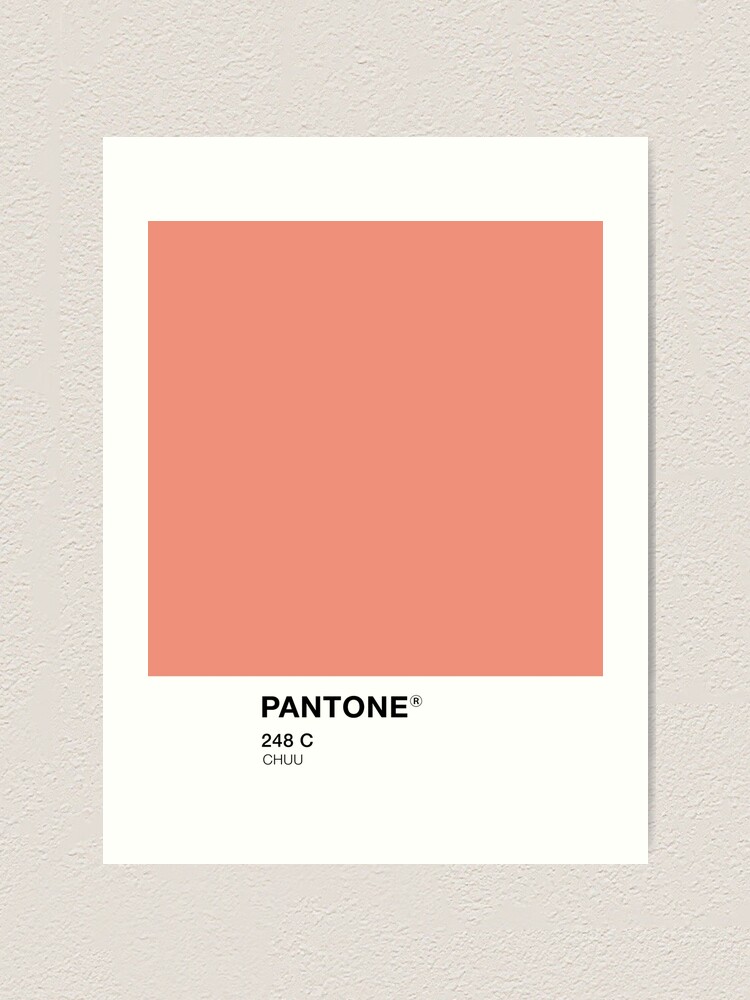 "LOONA CHUU PANTONE COLOR" Art Print by ReversalApparel | Redbubble