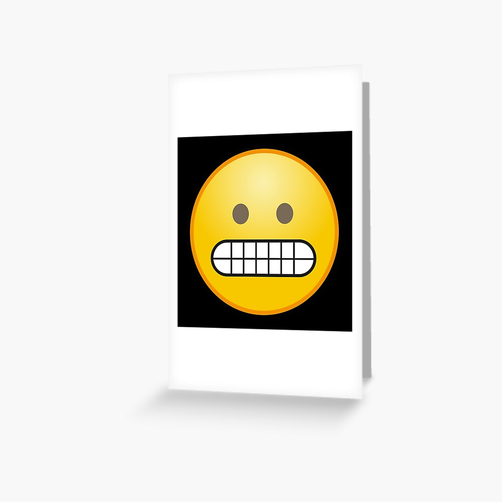 "cringy emoji" Greeting Card by KylianJonsson | Redbubble