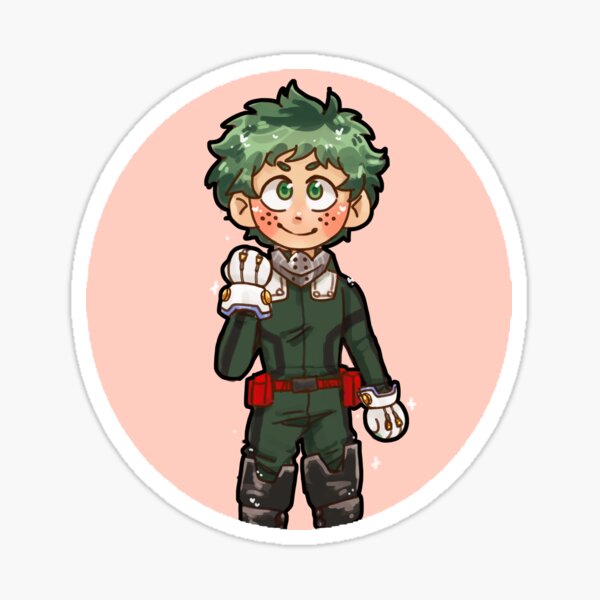 "Chibi Deku" Sticker by space-lyft | Redbubble