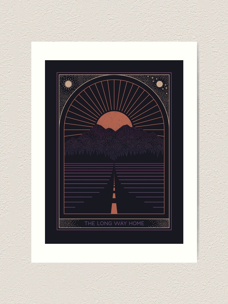 "The Long Way Home" Art Print for Sale by thepapercrane | Redbubble