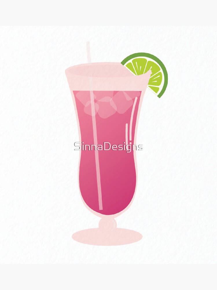 "Pink Drink " Sticker for Sale by NiaSin | Redbubble