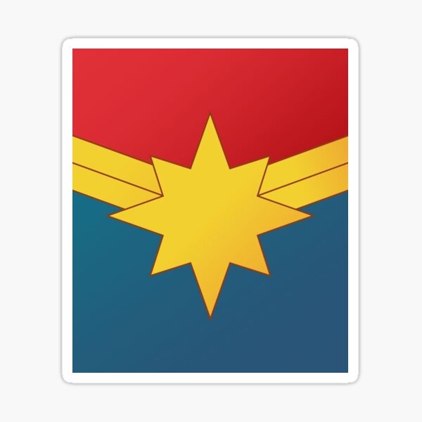 "Captain Marvelous" Sticker for Sale by Disney1955Fan | Redbubble
