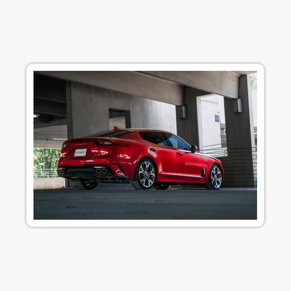 "Kia Stinger" Sticker for Sale by flowgraphix | Redbubble