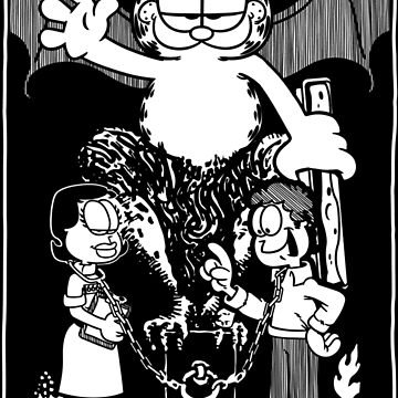 "Garfield Tarot: Mondays (White Ink)" Classic T-Shirt for Sale by Onion ...