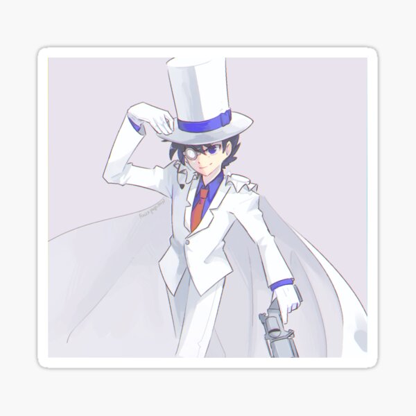 "Kaito KID" Sticker by Octoryan | Redbubble