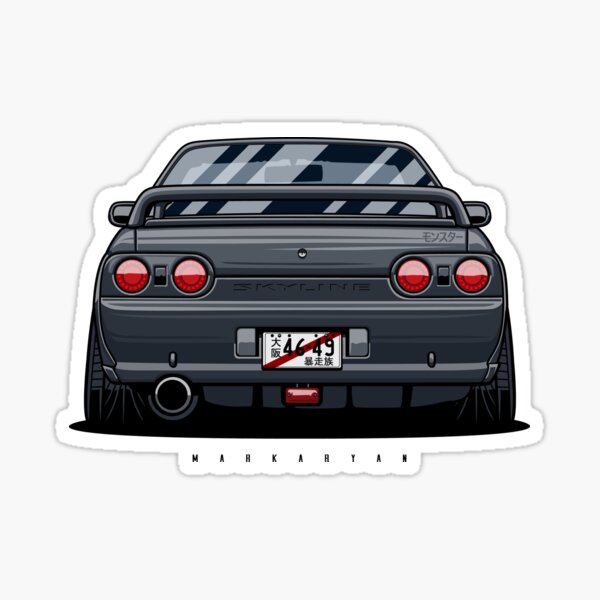 "Skyline R32 GTR" Sticker von OlegMarkaryan | Redbubble