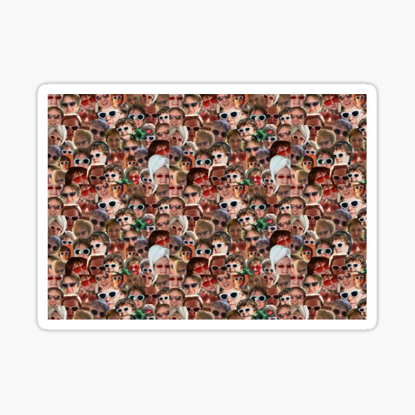 "Lewis Capaldi Collage Repeat Print" Sticker for Sale by ionawagg ...