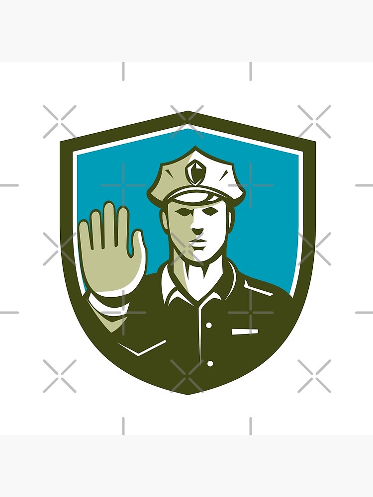 Traffic Policeman Hand Signals