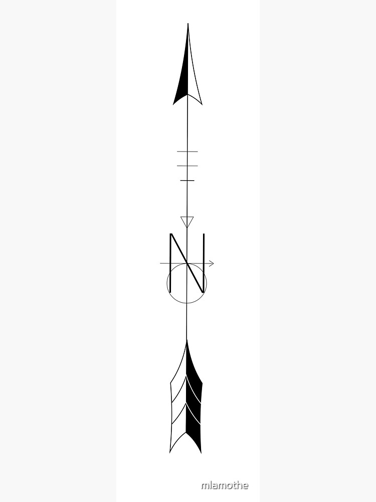 "True North Arrow" Sticker by mlamothe | Redbubble