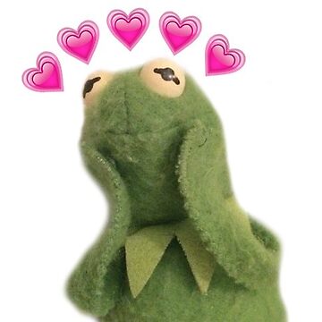 Kermit with Hearts Magnet for Sale by koreabooo Redbubble