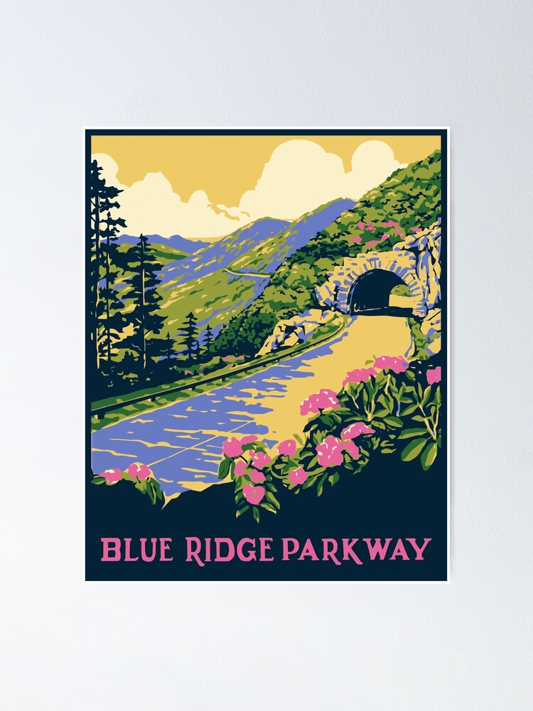 "Blue Ridge Parkway" Poster for Sale by JeromeArt | Redbubble