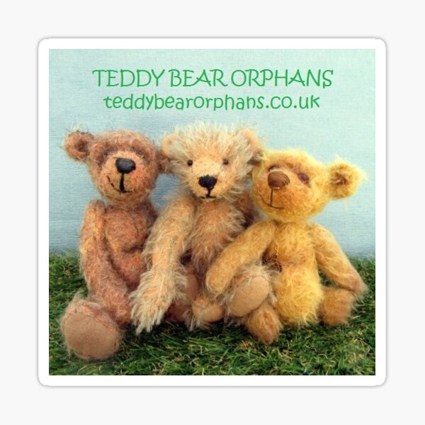 "Teddy Bear Orphans" Sticker by pennybonser | Redbubble