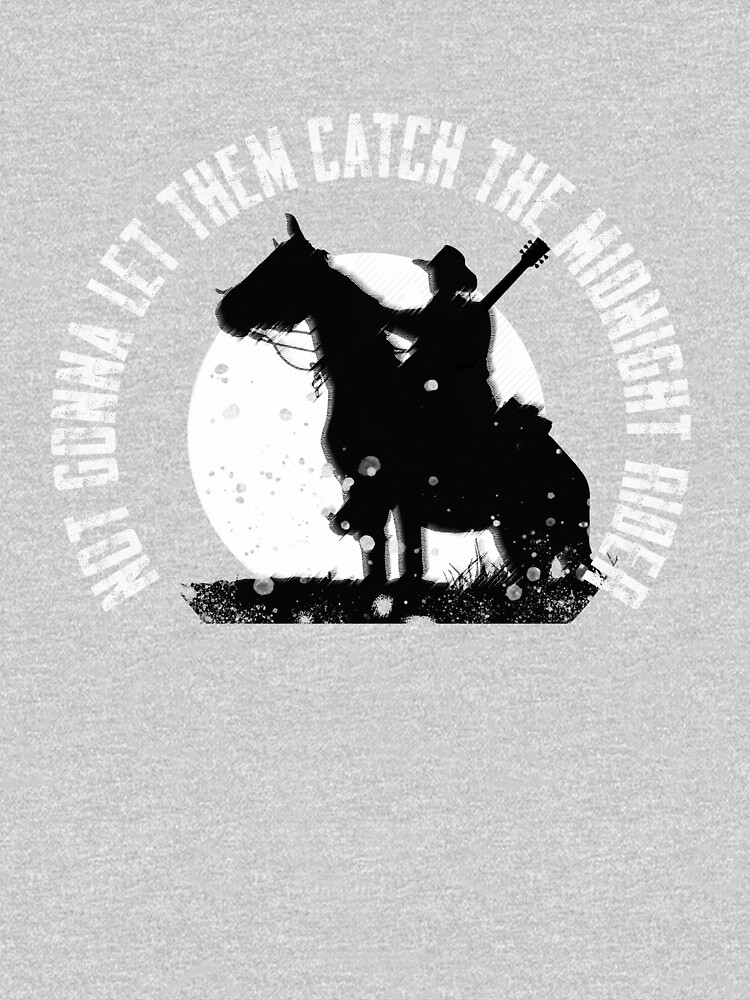 "MIDNIGHT RIDER" T-shirt for Sale by profG | Redbubble | midnight t ...