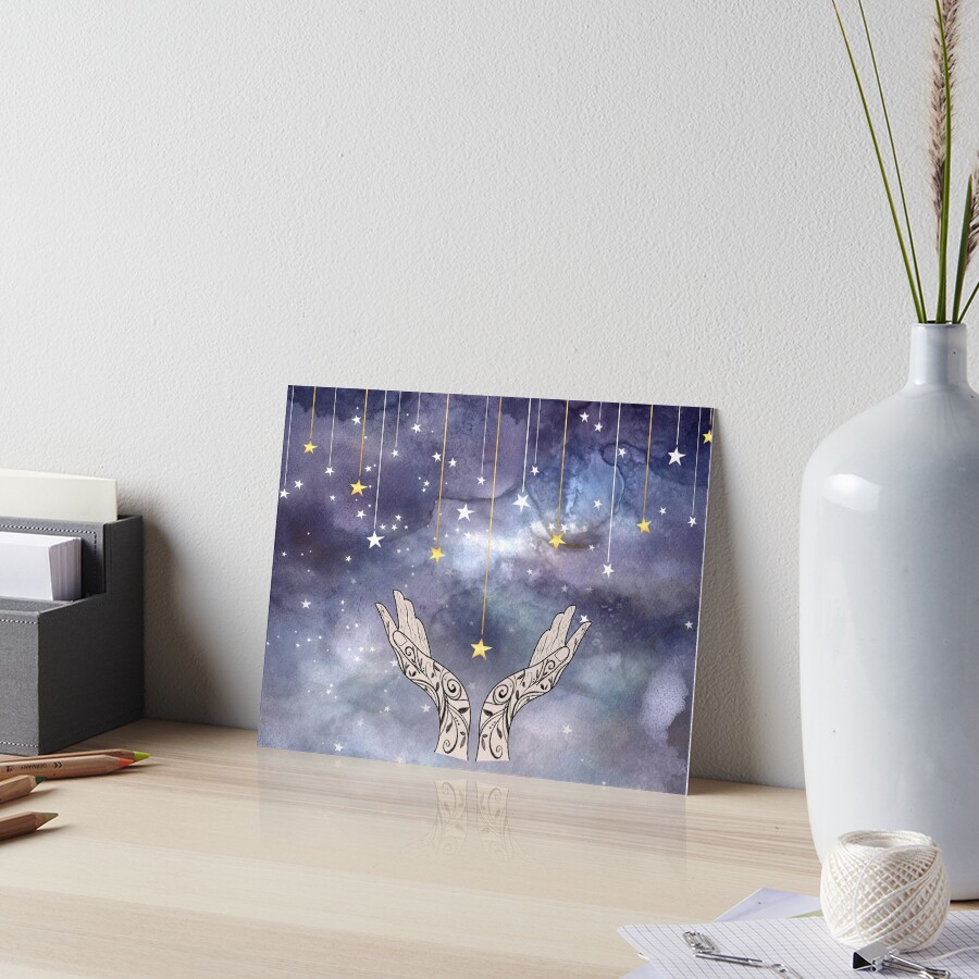 "Falling Stars - ACOTAR" Art Board Print by kimcarlika | Redbubble