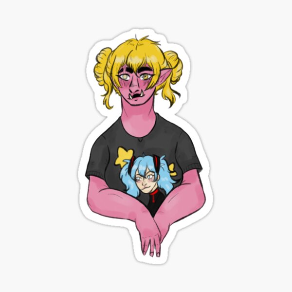 "Weebaboo Orc" Sticker for Sale by TorpidTotoro | Redbubble