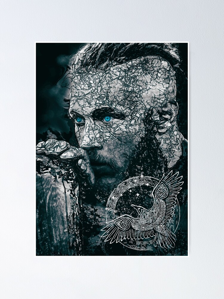 "Viking Ragnar the king" Poster for Sale by SyanArt | Redbubble
