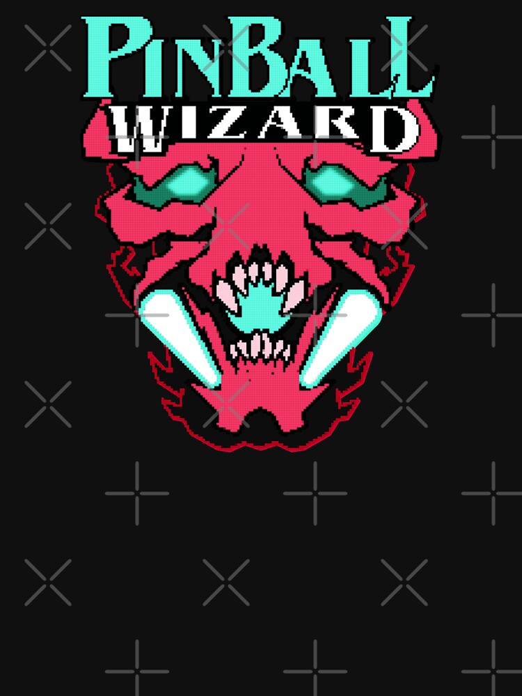 "Pinball Wizard -red- Pixel Art" T-shirt for Sale by Anstellos ...