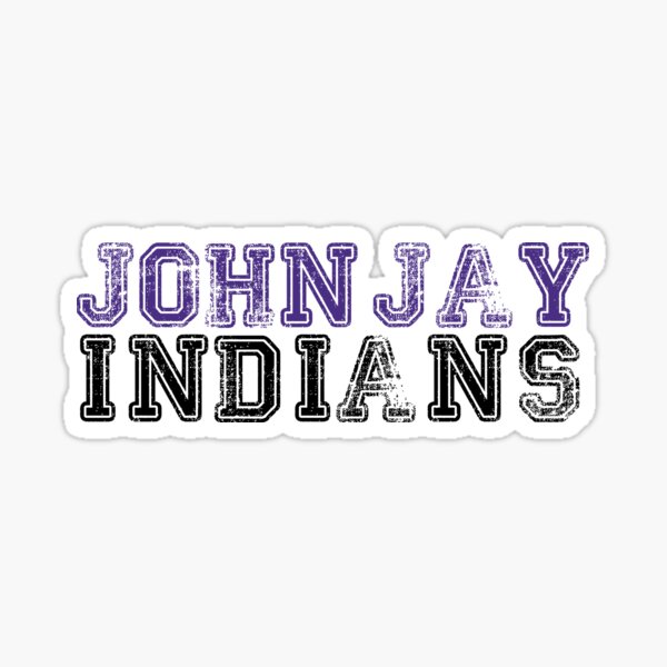 "John Jay Indians" Sticker for Sale by drewsandler | Redbubble