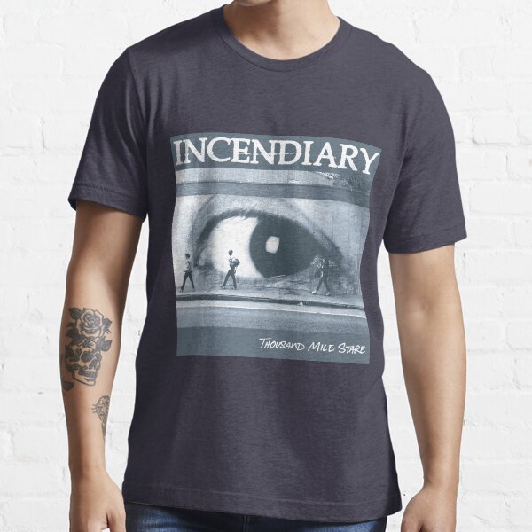 "Incendiary (Hardcore Punk Band) - Album; Thousand Mile Stare" T-shirt ...