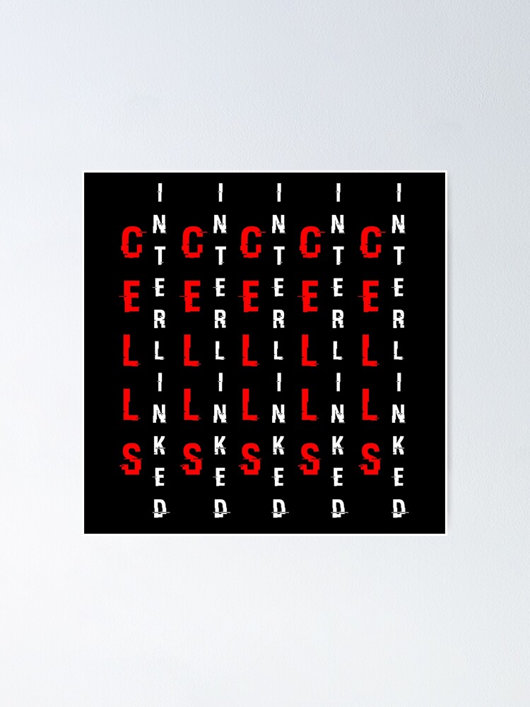 "Blade runner 2049 Cells Interlinked" Poster for Sale by Migi-Desu ...