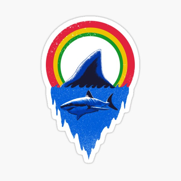 "Save the shark" Sticker by barmalisiRTB | Redbubble