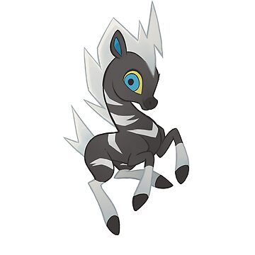 "Zap Zebra" Sticker for Sale by rollingrabbit | Redbubble