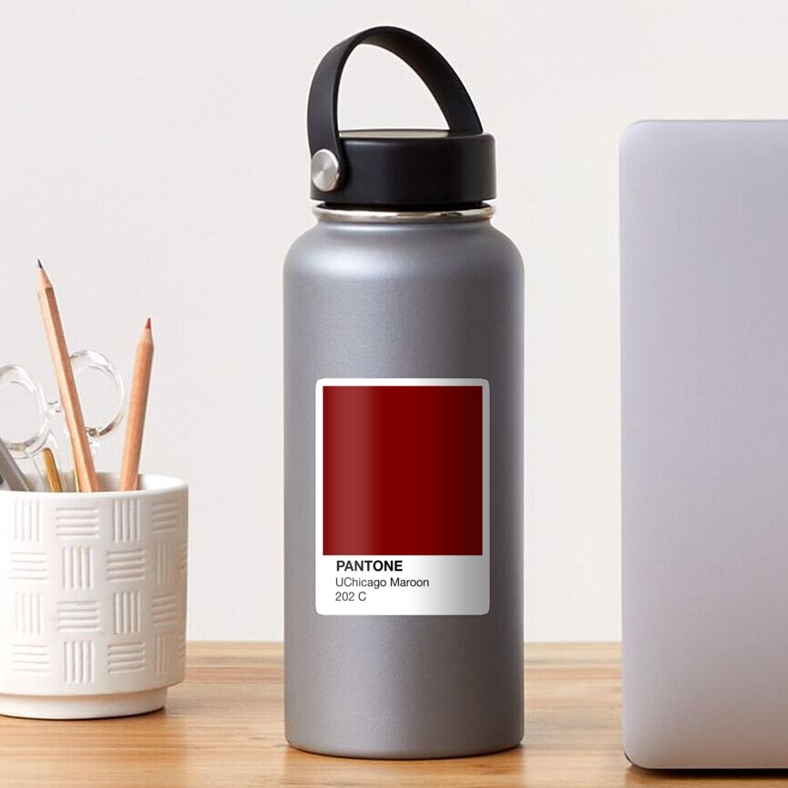 "University of Chicago (UChicago) Maroon Pantone" Sticker for Sale by ...