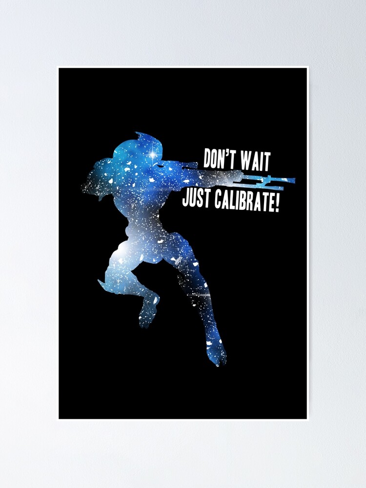 "Mass Effect Silhouettes, Garrus - Don't Wait, Just Calibrate!" Poster ...