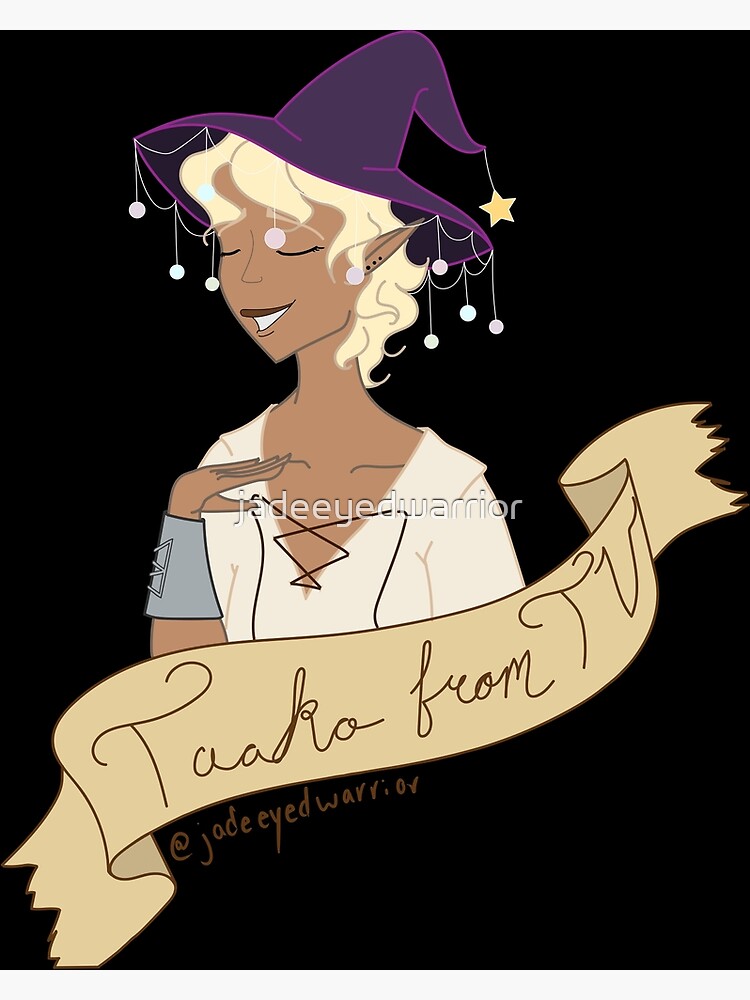 "Taako from TV" Poster by jadeeyedwarrior | Redbubble