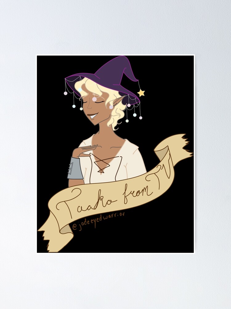 "Taako from TV" Poster by jadeeyedwarrior | Redbubble