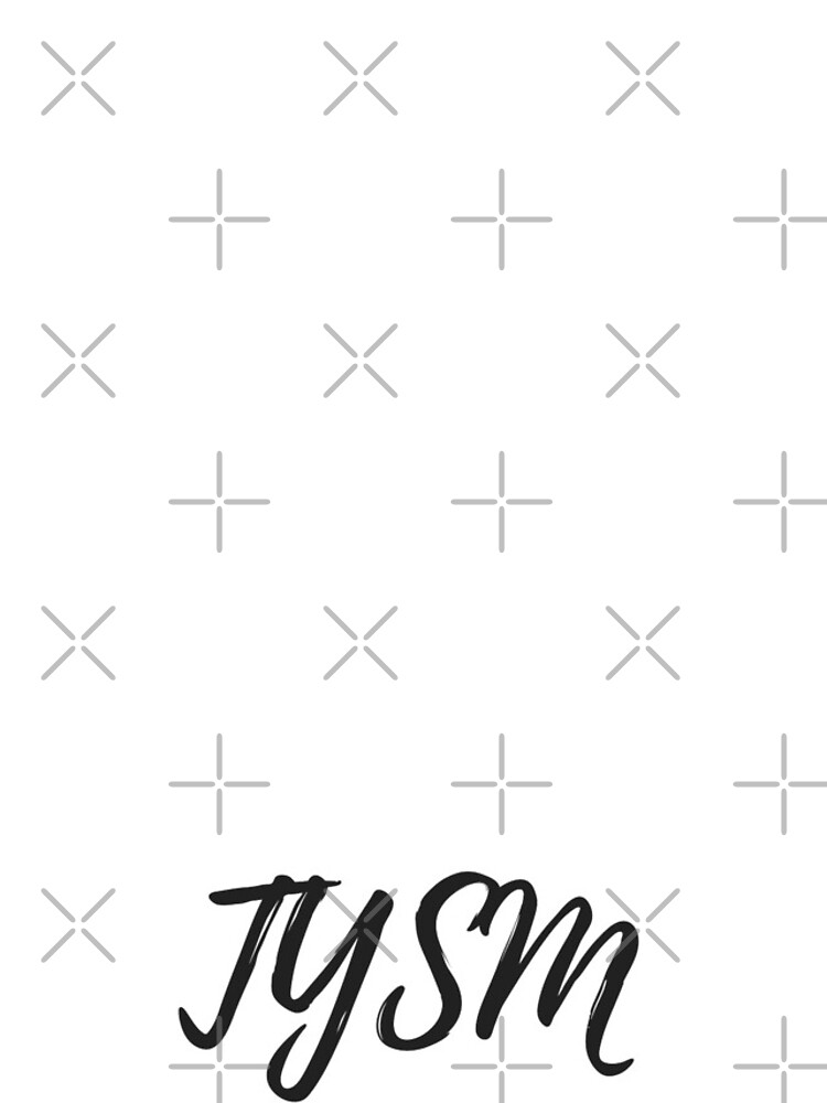 "TYSM" iPhone Case for Sale by InspiredByMusic | Redbubble