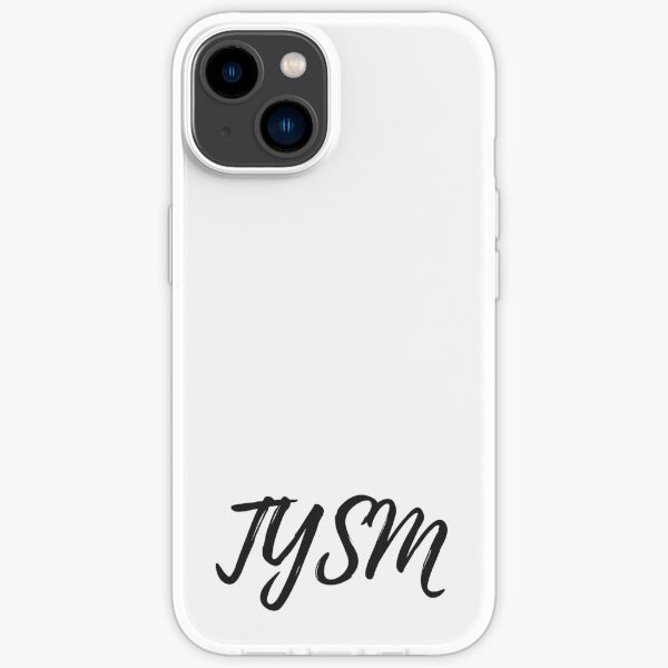 "TYSM" iPhone Case for Sale by InspiredByMusic | Redbubble