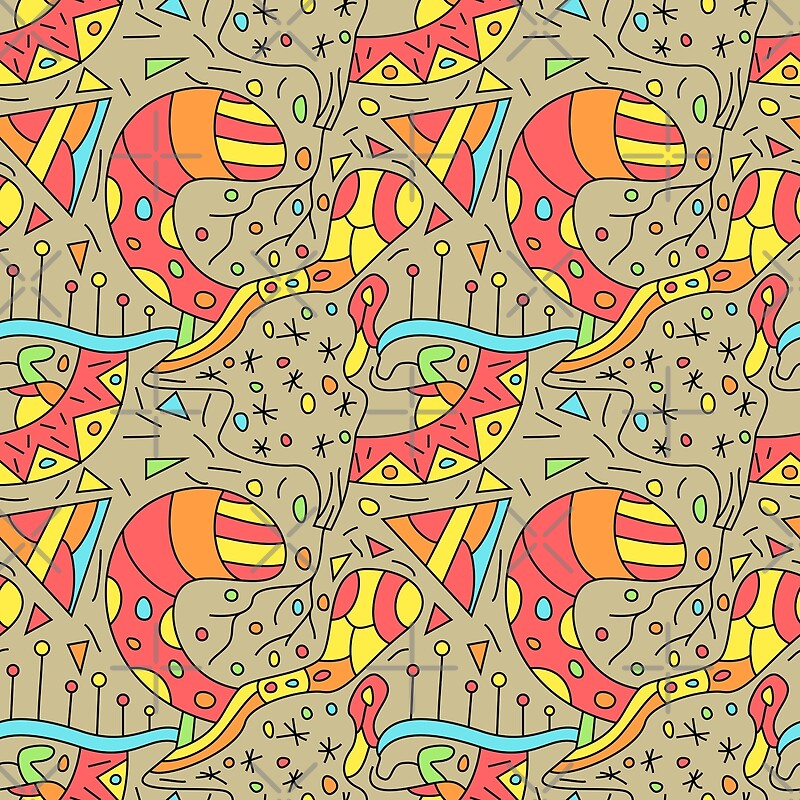 "Abstract doodle art pattern" by mrhighsky | Redbubble