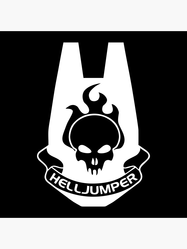 "ODST Helljumper Logo" Metal Print for Sale by sasiposo | Redbubble