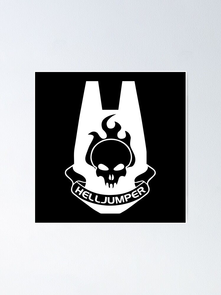 "ODST Helljumper-Logo" Poster von sasiposo | Redbubble