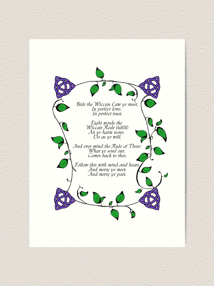 Wiccan Rule Of Three
