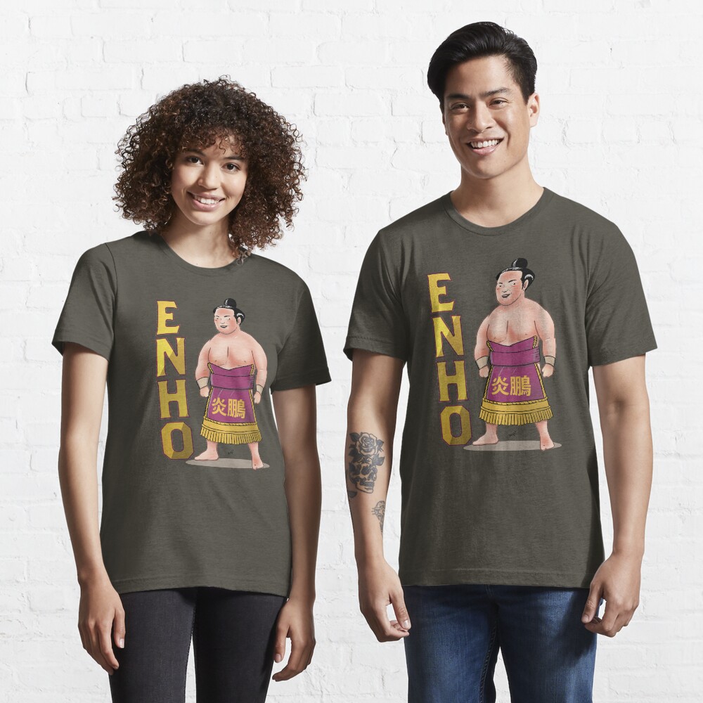 "Sumo Wrestler "Enho" Rikishi Enho Akira Cartoon 炎鵬" T-shirt for Sale ...