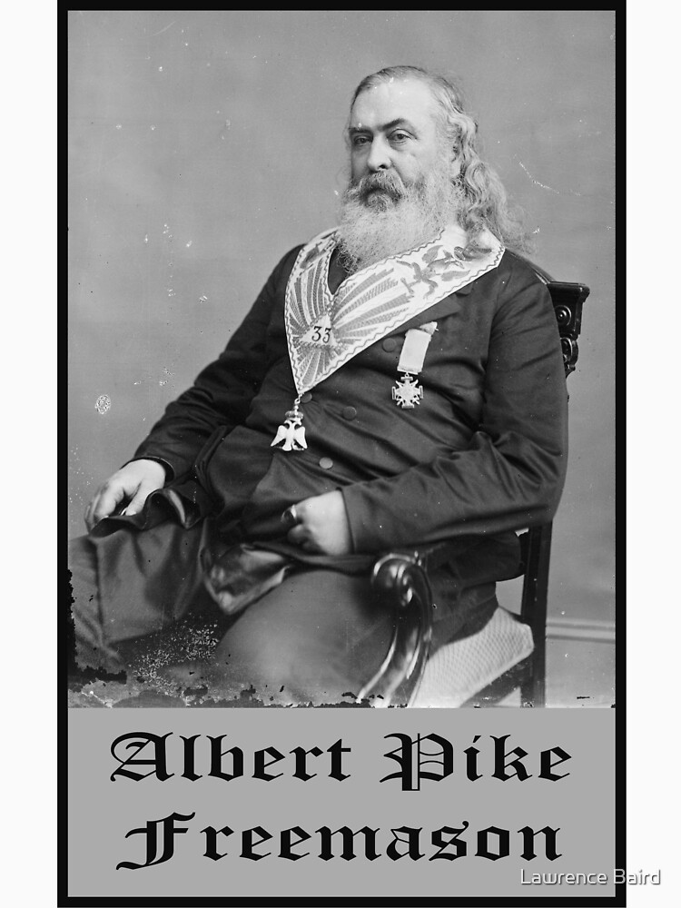"Albert Pike Freemason" Essential T-Shirt for Sale by Lawrence Baird ...