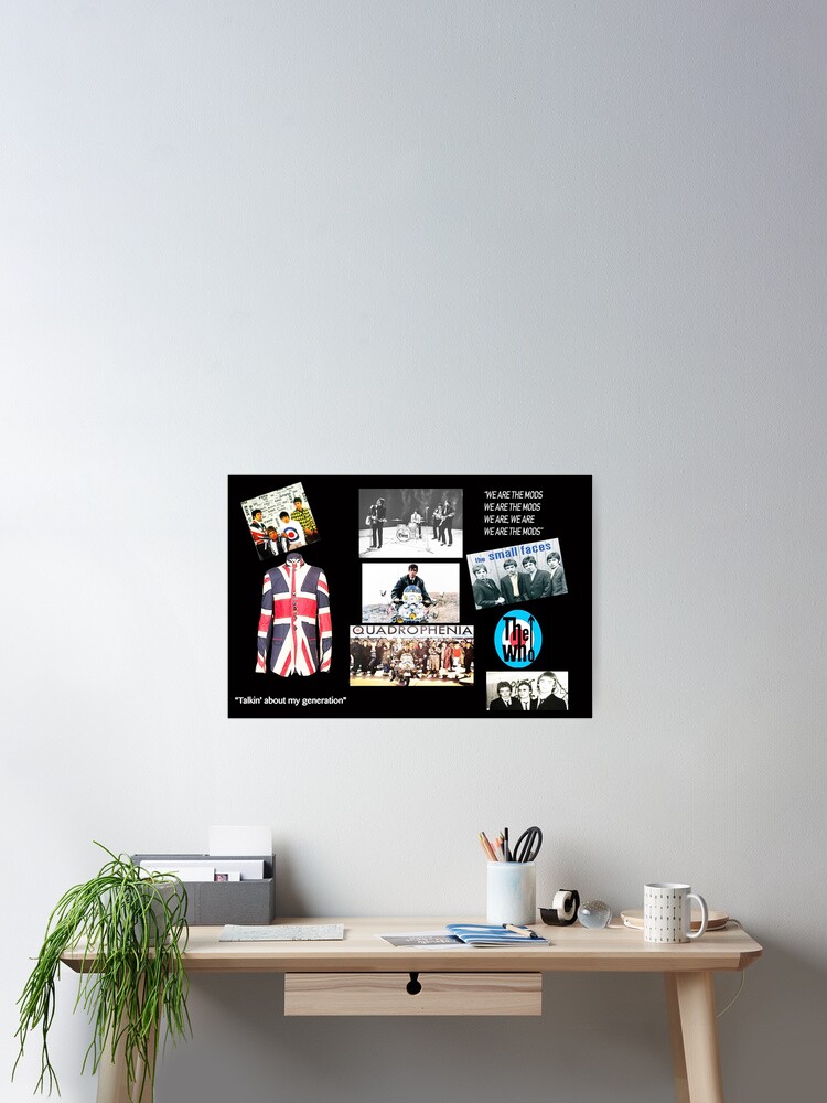 "We are the mods" Poster for Sale by Julie Bell | Redbubble